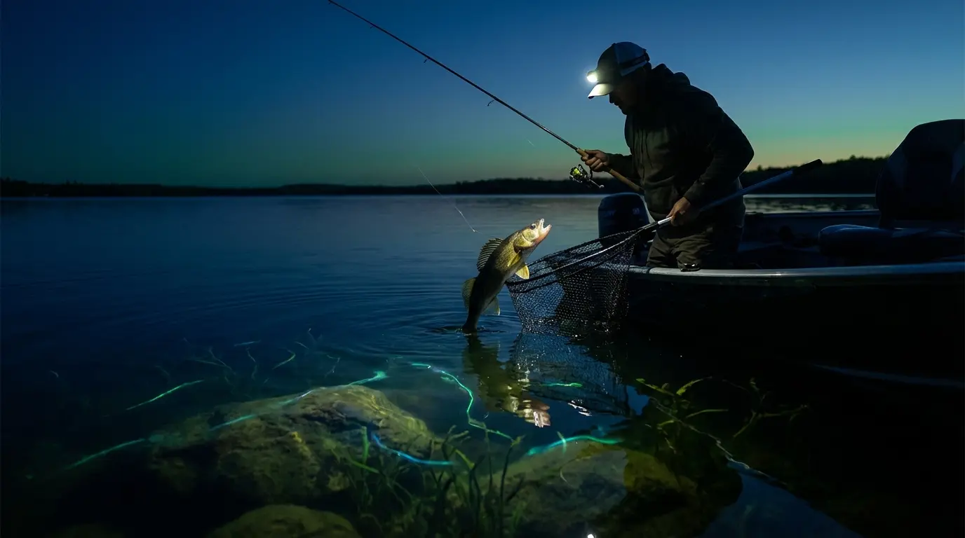 Walleye Night Fishing Tips: The Biology of Nighttime Walleye Feeding ...
